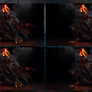 Animated Dragon Fire Twitch Stream Overlay - Etsy