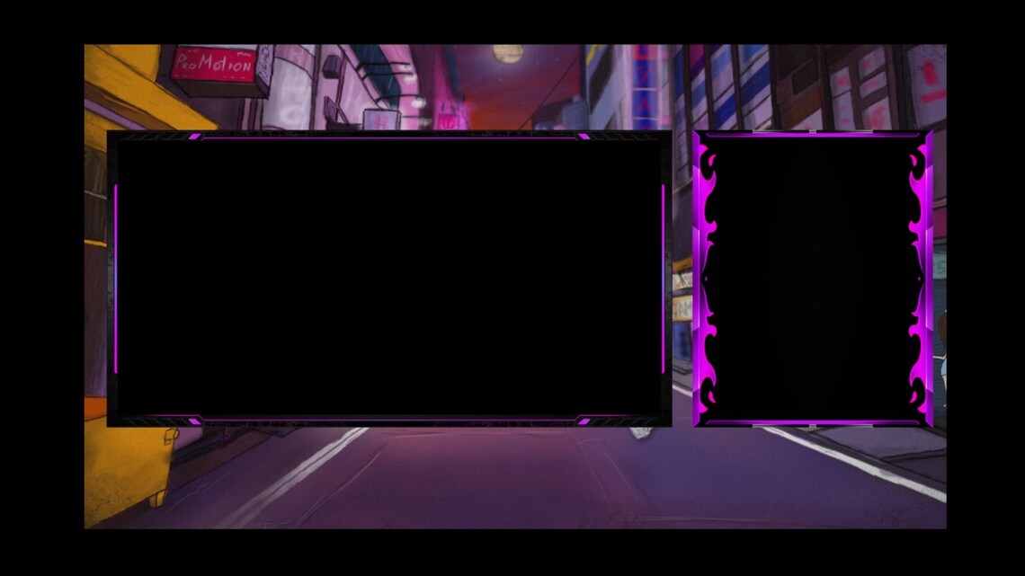 Animated Seamless Webcam Game Cam Overlay With Chat Box & Facecam ...