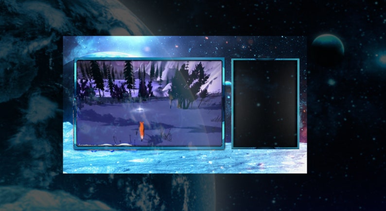 Animated Space Twitch Stream Overlay - Etsy