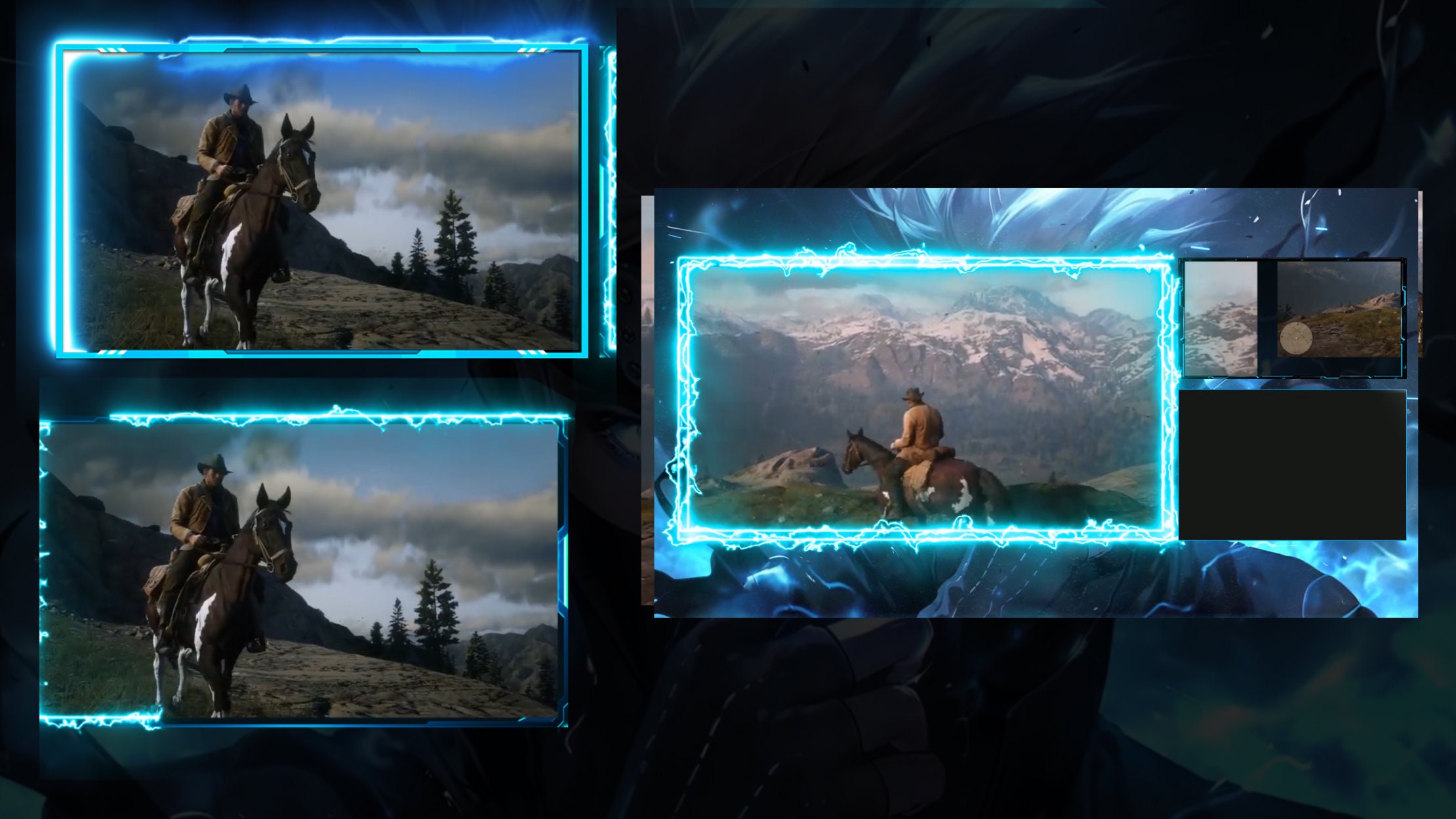 Twitch Overlay - Animated Webcam Facecam Gamecam Overlay Live ...