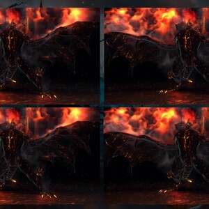 Animated Dragon Fire Twitch Stream Overlay - Etsy