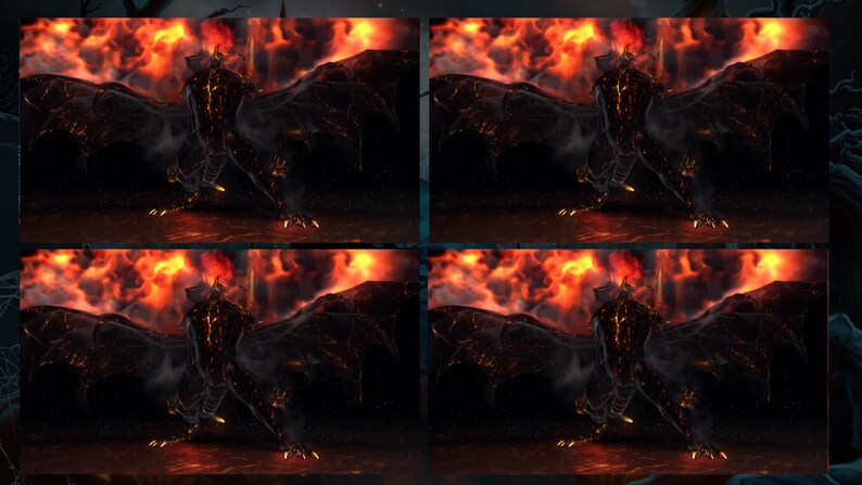 Animated Dragon Fire Twitch Stream Overlay - Etsy