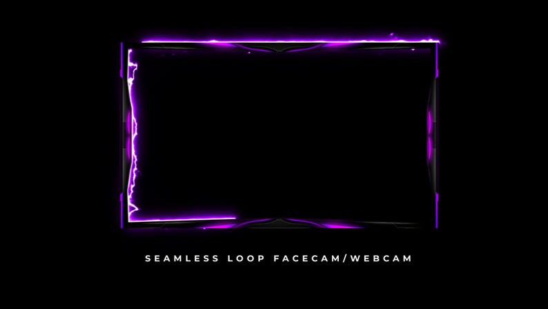 Animated Seamless Webcam Game Cam Overlay With Chat Box & Facecam ...