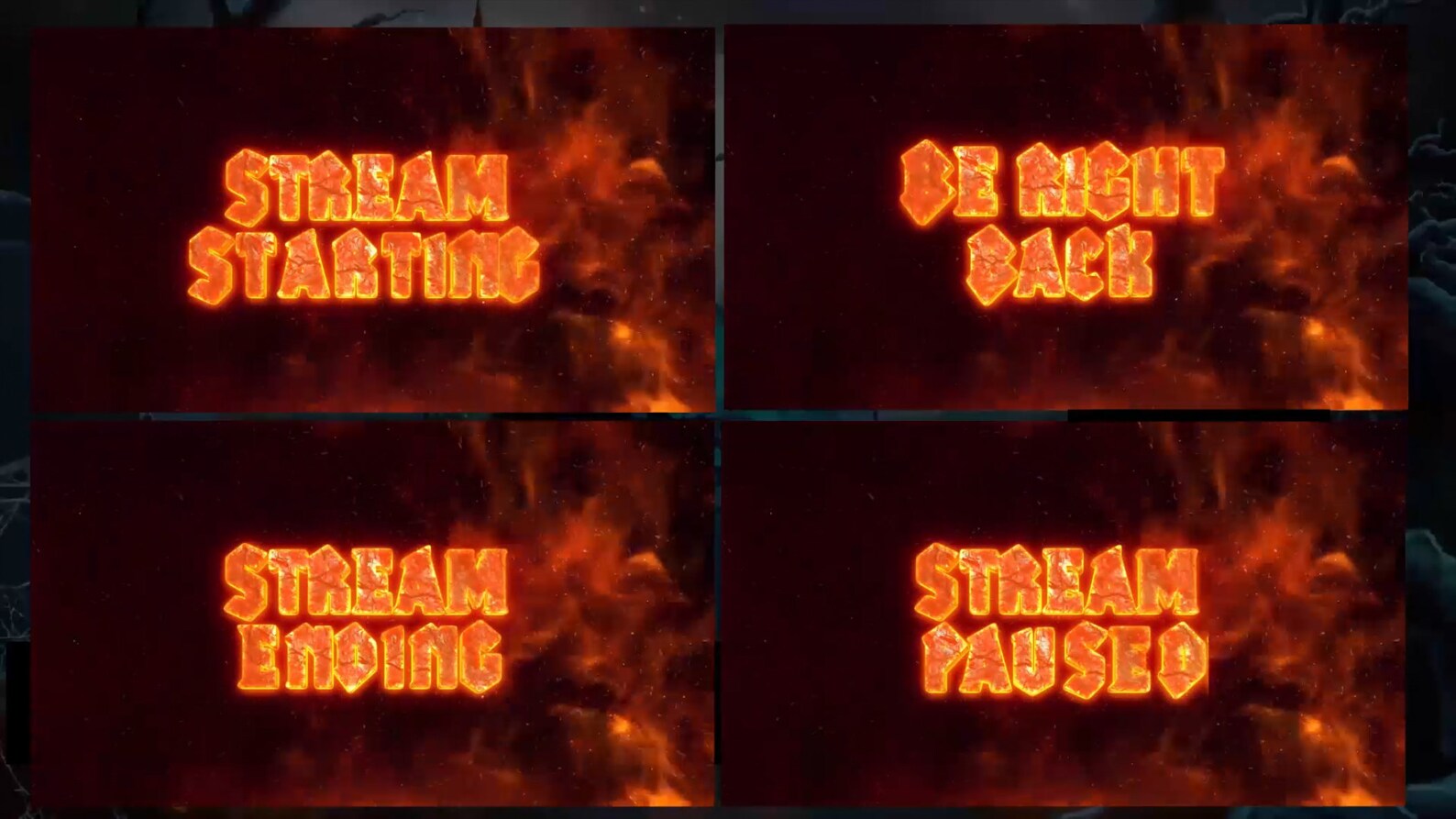 Animated Dragon Fire Twitch Stream Overlay - Etsy