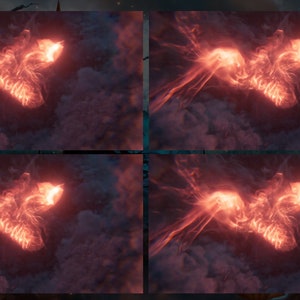 Animated Twitch Fire Overlay Phoenix Stream Pack - Scenes Alerts ...