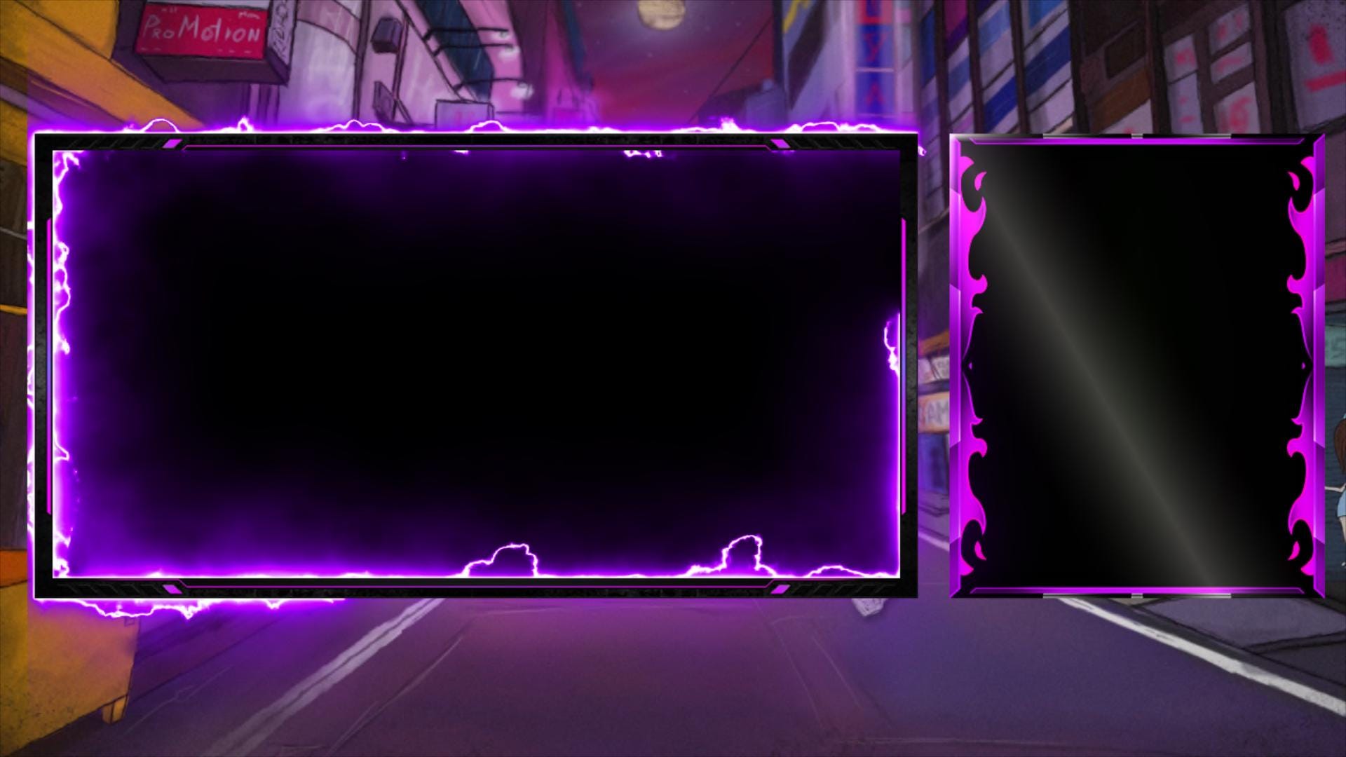 Animated Seamless Webcam Game Cam Overlay With Chat Box & Facecam ...