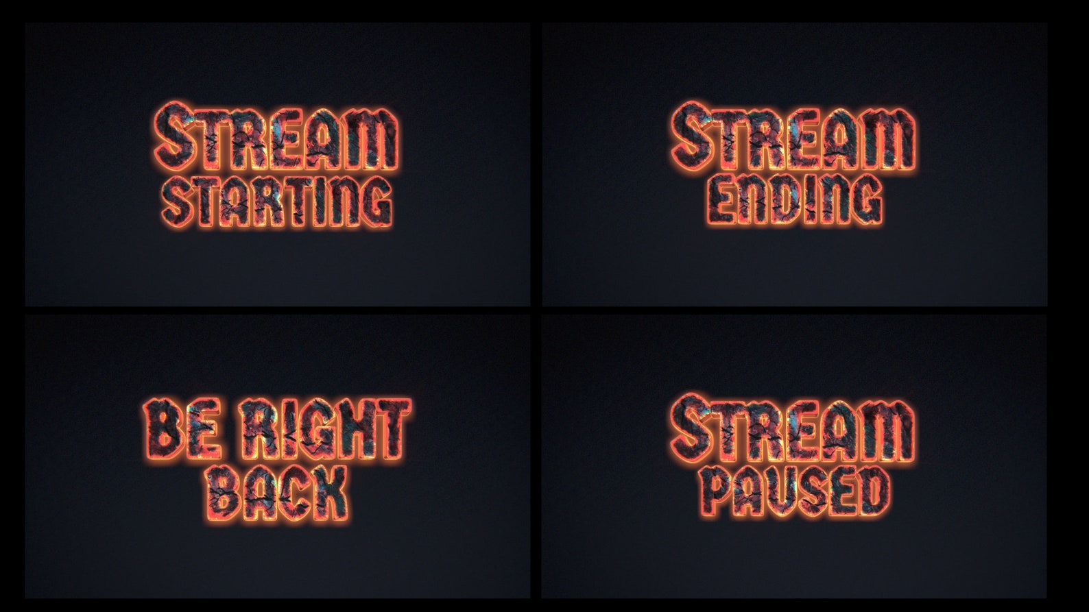 Animated Twitch Fire Overlay Phoenix Stream Pack Scenes Alerts Facecam ...