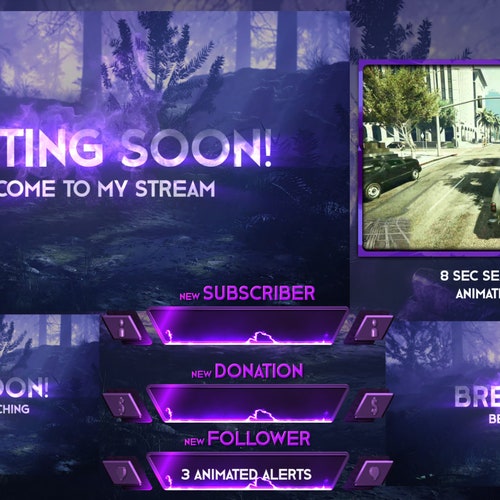 Animated Spirit Wolf Stream Overlays and Scenes Pack for - Etsy