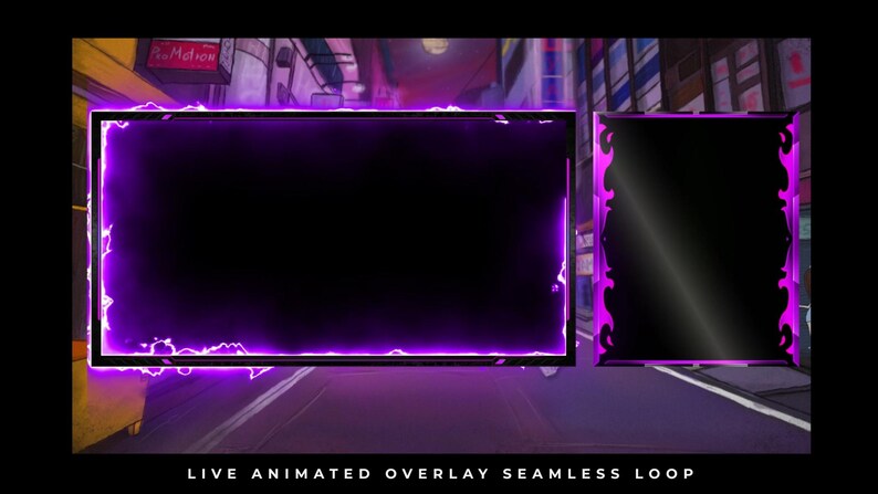 Animated Seamless Webcam Game Cam Overlay With Chat Box & Facecam ...