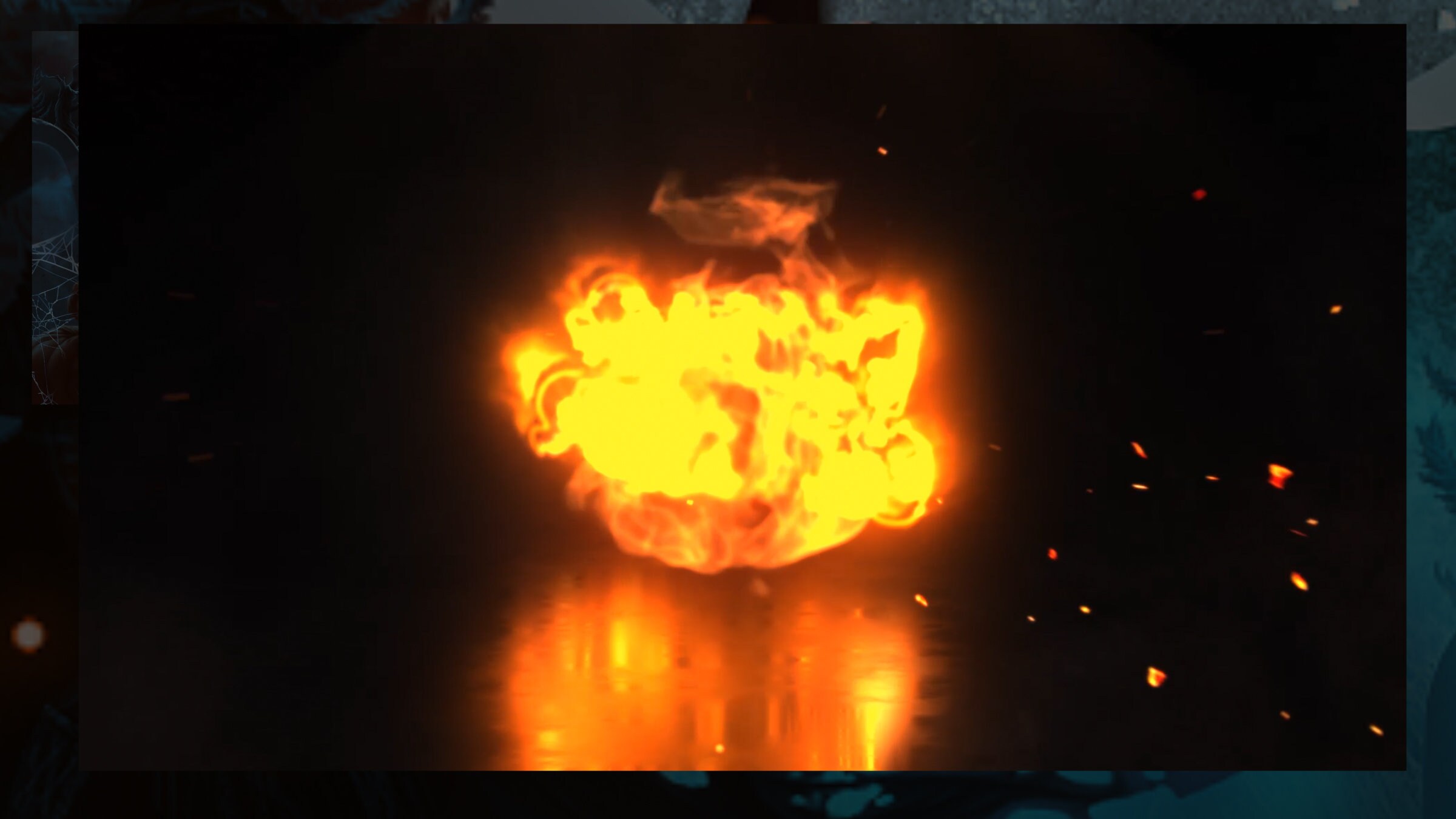 Animated Fire Flames Overlays Alerts Panels Webcam Face-cam Live Screen ...