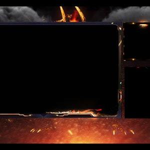 Animated Dragon Fire Twitch Stream Overlay - Etsy