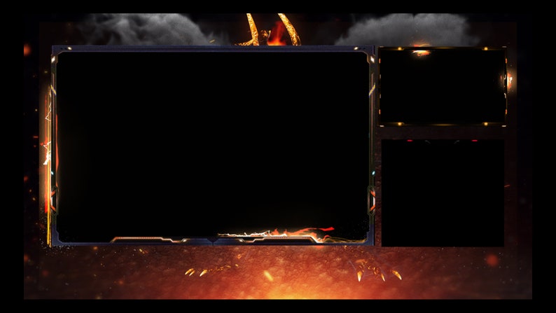 Animated Dragon Fire Twitch Stream Overlay - Etsy