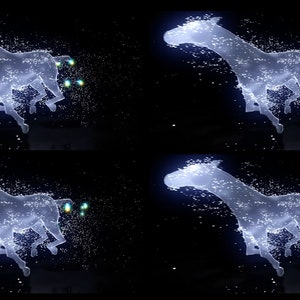 Horse Mare Stream Package Overlay | Black & White | Panels | Webcam ...