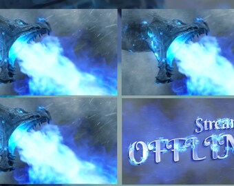 Twitch Dragon Fire Themed Stream Overlay Package Alerts | Etsy