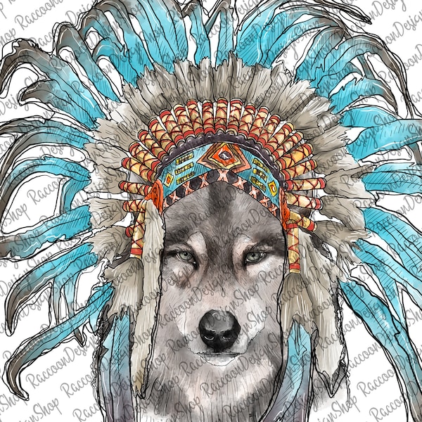 Wolf Headdress - Etsy