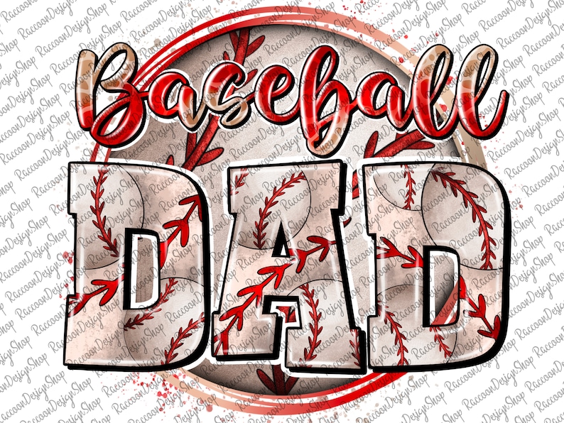 Baseball Dad, Baseball Clipart, Transparent PNG File for Sublimation ...