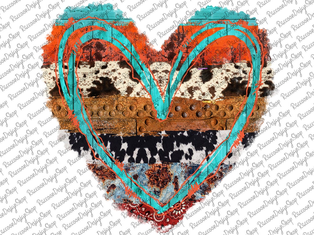 Western Heart,western Heart Png, Western Design, Graphics Background ...