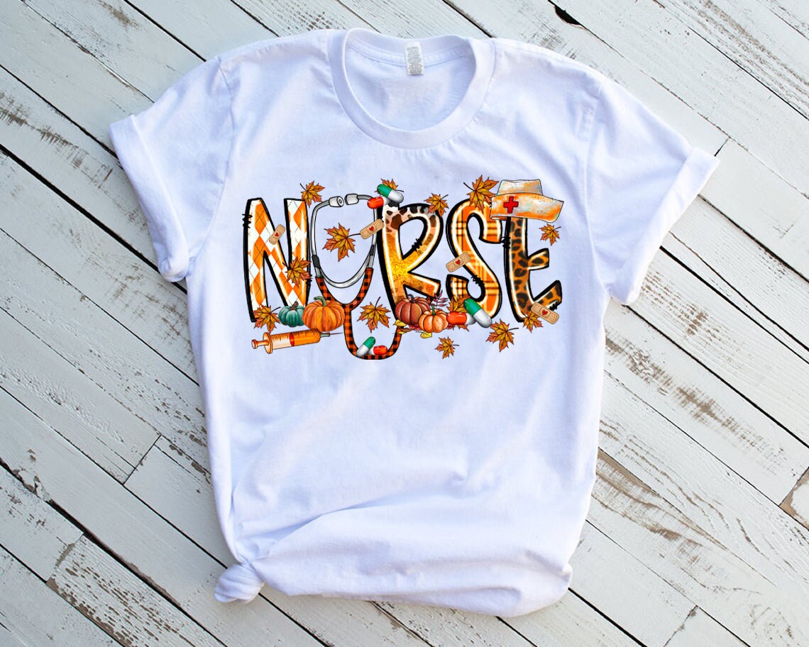 Fall Nurse Png Sublimation Design, Fall Png, Nurse Png, Fall Vibes Png ...