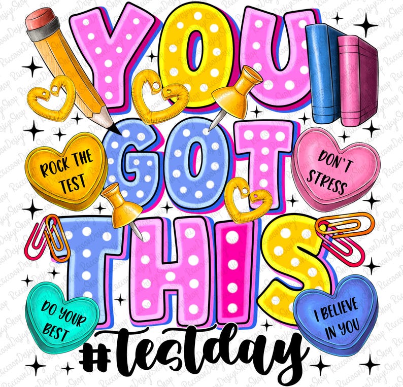 It’s Test Day Png, You Got This Png, State Testing Png, Testing ...