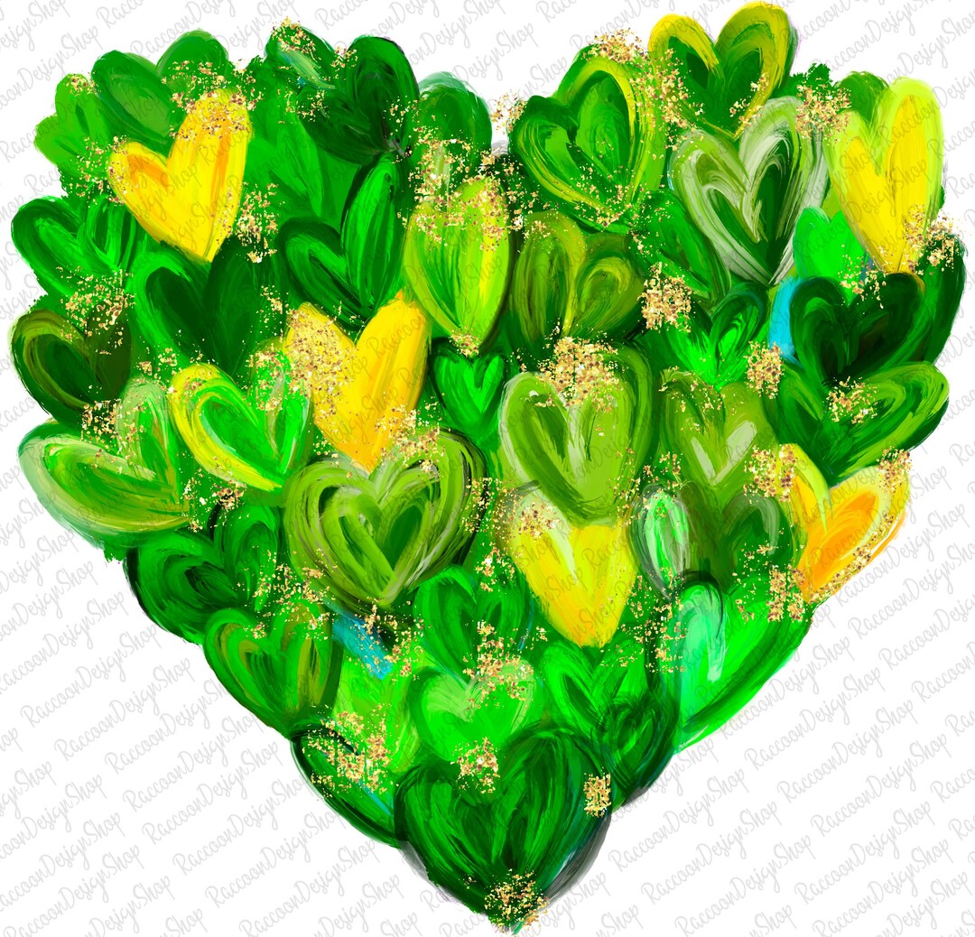 Lucky Heart St. Patrick's Day Png Sublimation Design Download, St ...