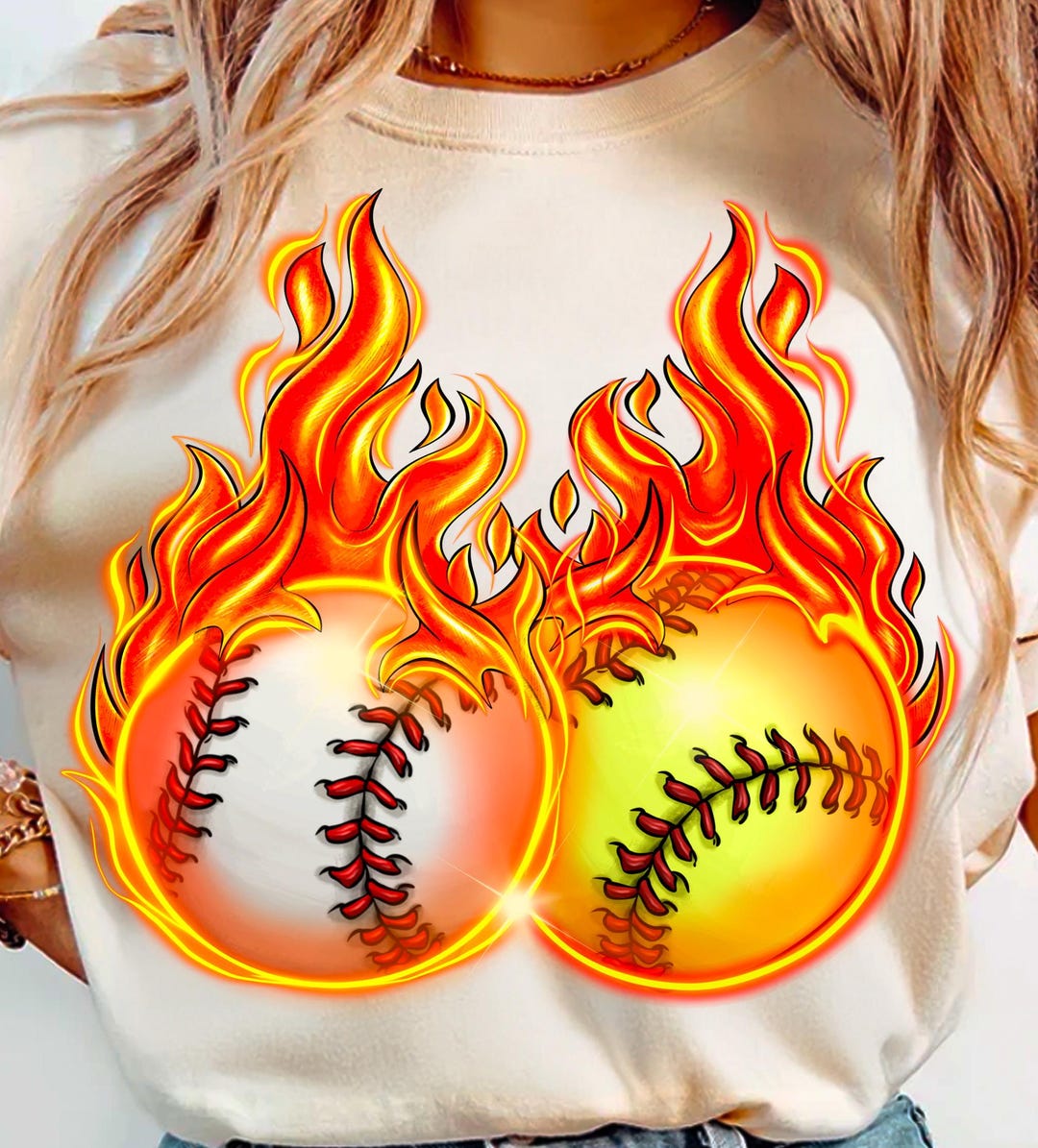 Softball and Baseball Flaming Ball Png, Baseball and Softball Ball ...