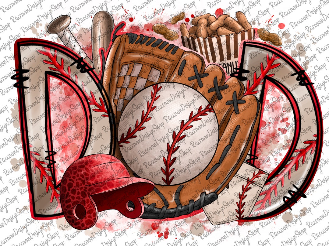 Baseball Dad, Baseball Clipart, Transparent PNG File for Sublimation ...