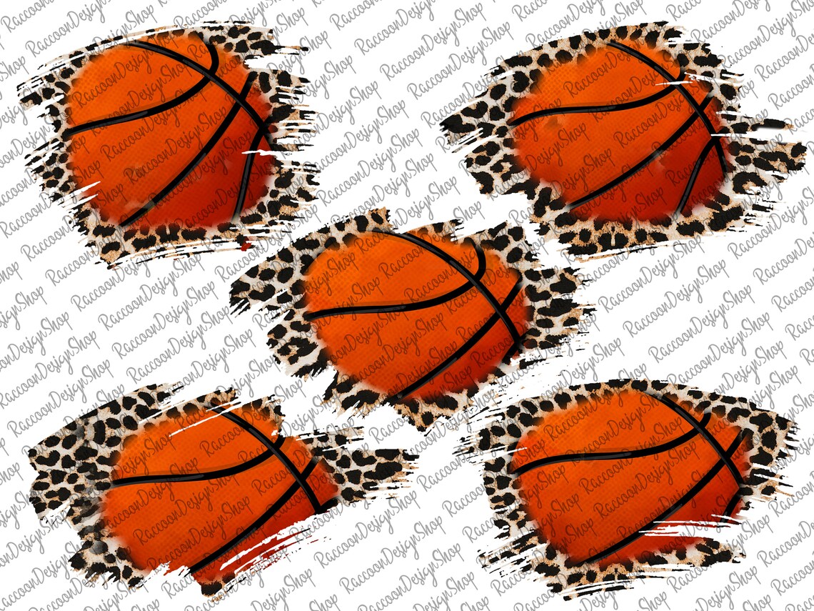 Basketball Leopard Patch, Basketball Patches Sublimation Png Bundle ...