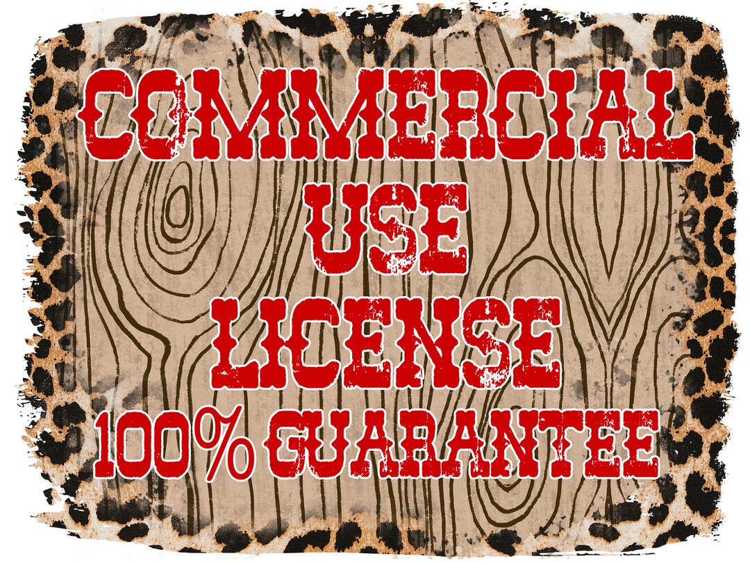 Commercial Use License for Any and All Files - Etsy