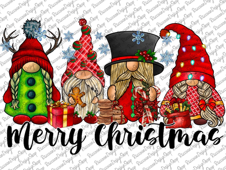 Christmas Gnomes Png Christmas Gnomegnome Pngdigital - Etsy