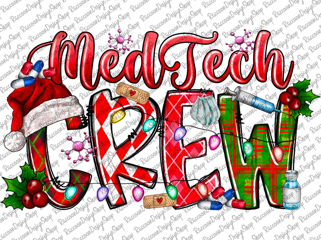 Med Tech Crew PNG, Christmas, Medical Png, Nurse Png, Western, Medical ...