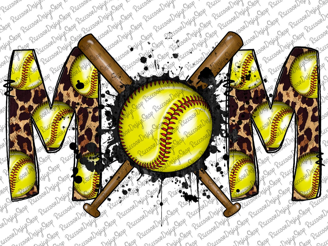 Softball Mom, Softball Clipart, Transparent PNG File for Sublimation ...