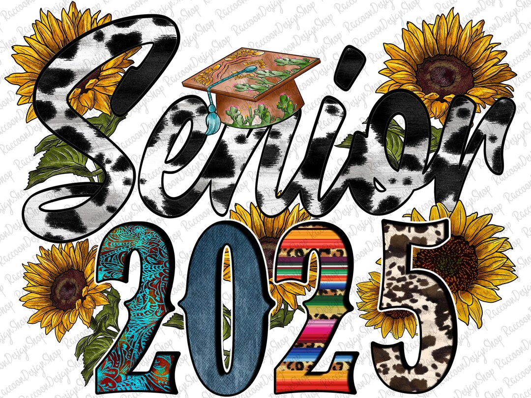 Senior 2025 Png File, Digital Download, Wester Senior2025, 2025 Png ...