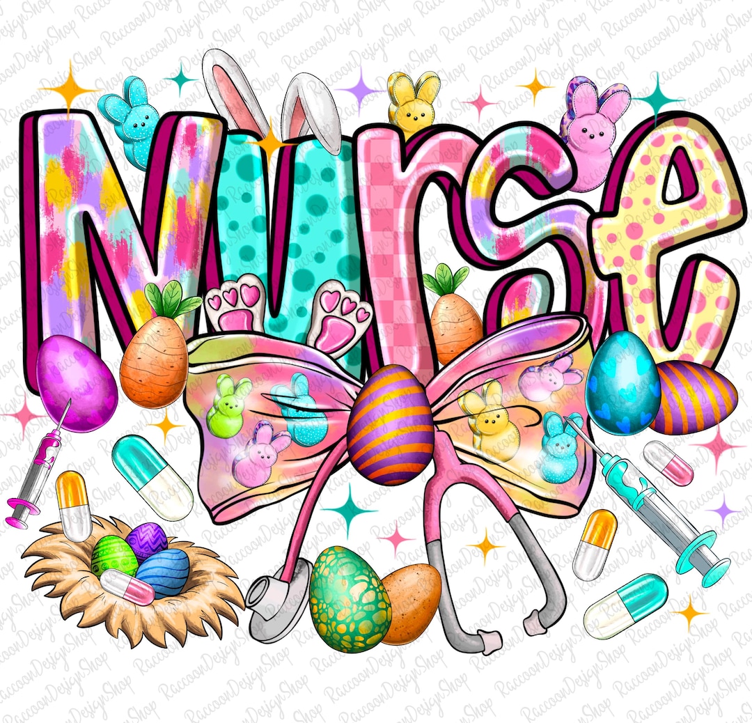 Easter Day Nurse Stethoscope Png, Easter Png, Easter Nurse Coquette Png ...