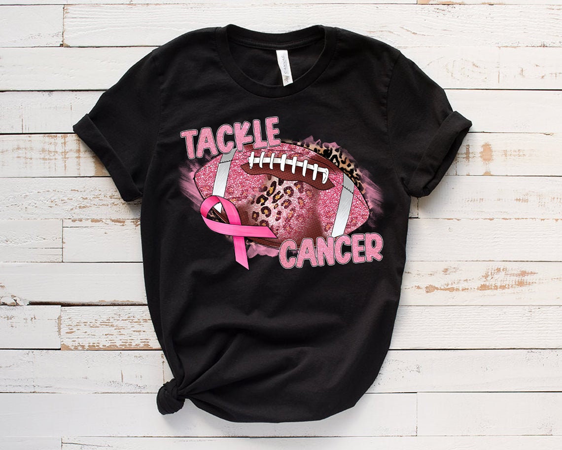 Tackle Cancer PNG Sublimation Design Breast Cancer - Etsy