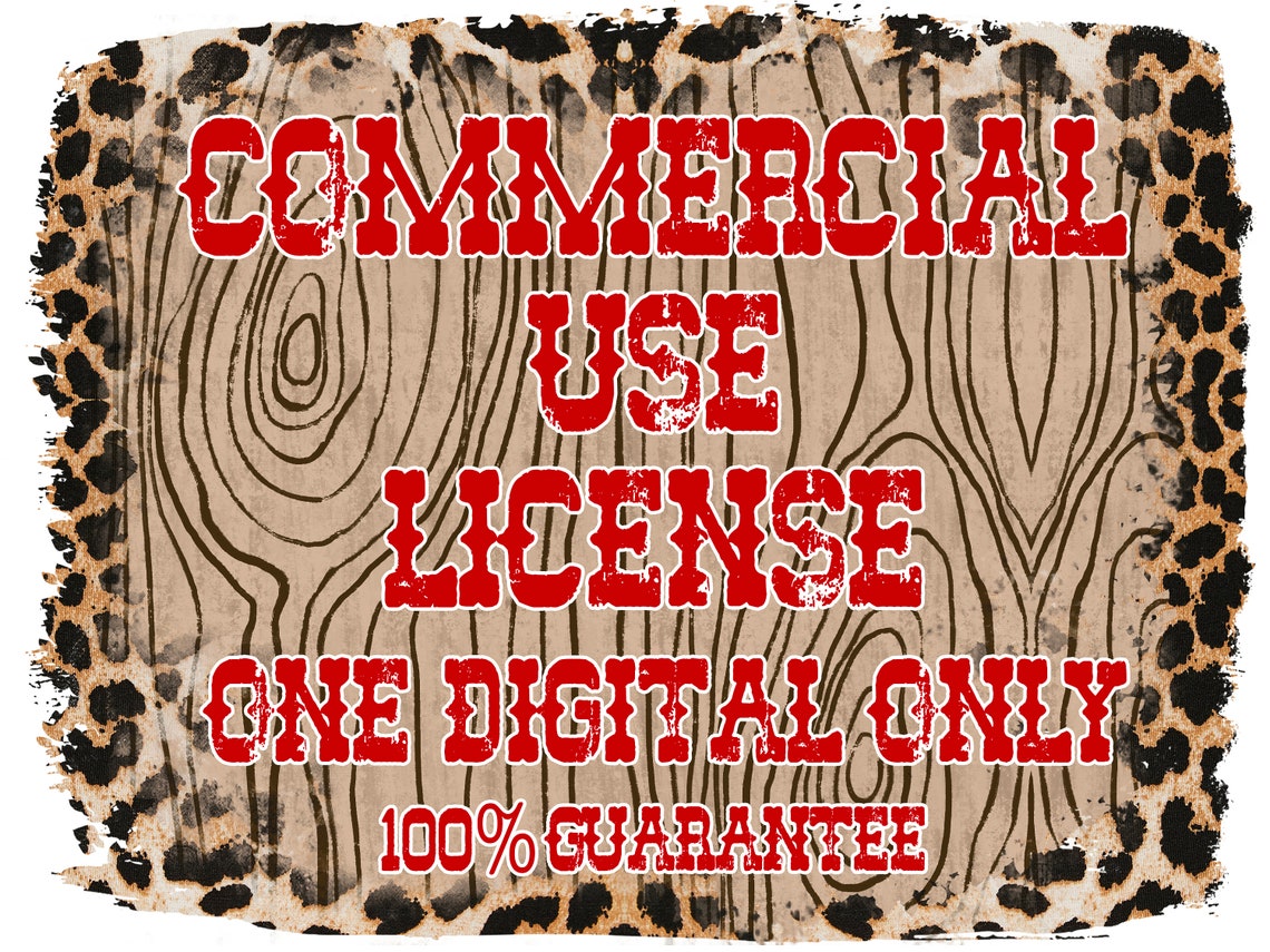 Commercial Use License ONE DIGITAL ONLY - Etsy