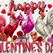 Valentines Day Chicken Png, Happy Valentine's Day Png, Chicken Png ...