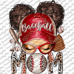 Baseball Mom, Baseball Clipart, Transparent PNG File for Sublimation ...