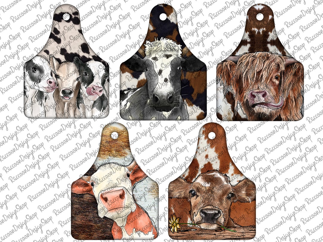 Cow Show Tag Png, Western Design, Cow Tag Serape, Cow Tag Cowhide, Cow ...