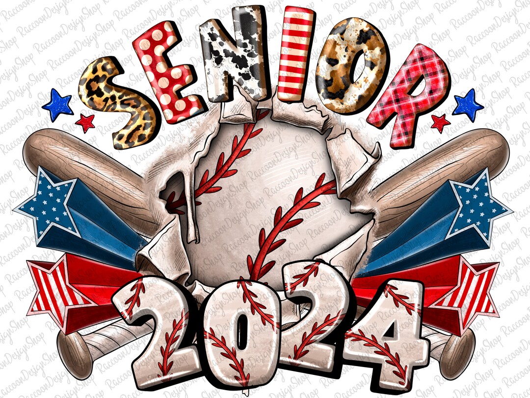 Senior Baseball 2024 Png Sublimation Design Download, Class of 2024 Png ...