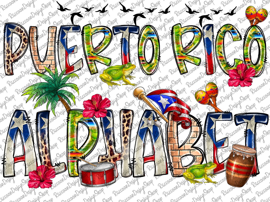 Puerto Rico Alphabet Png, Heart Flag Png, Puerto Rico Png, Heart Flag ...
