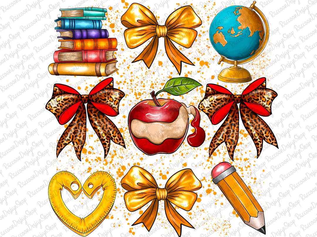 Teacher Coquette Bow Png,teacher Sublimation Designs,teacher Png ...