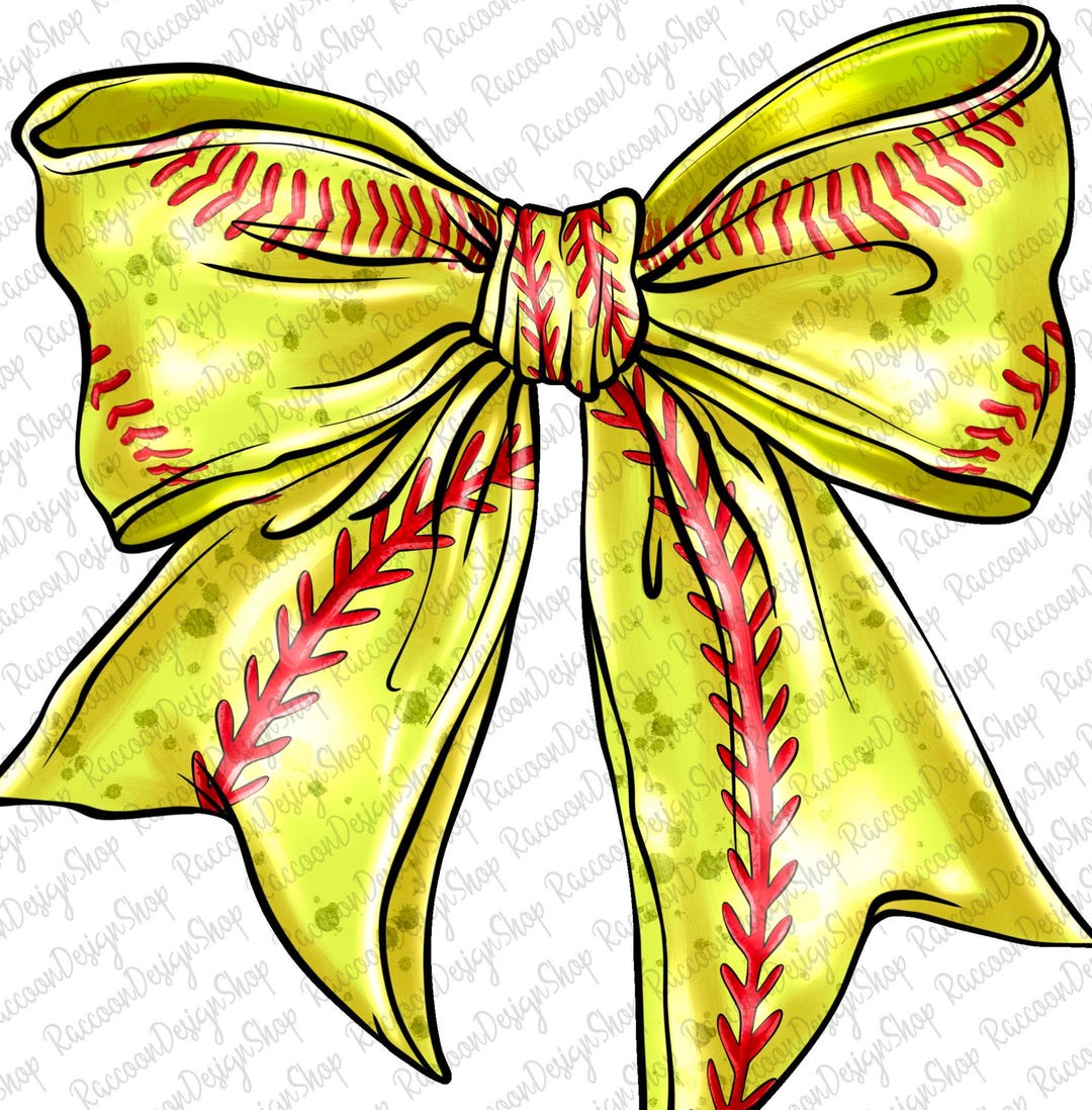 Softball Coquette Bow Png,softball Sublimation Designs,softball Png ...