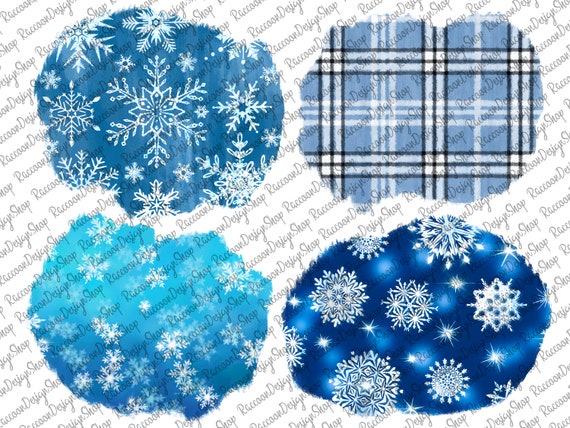 Winter Patch Png Snow Pngwintersnowflakes Cozy Season | Etsy