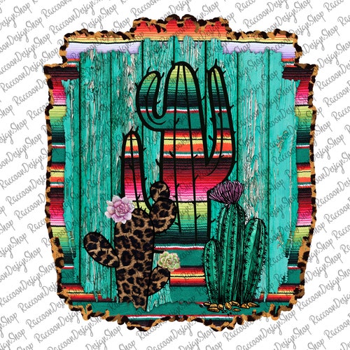 Cactus Leopard PNG Cactus Leopard Sublimation Designs - Etsy