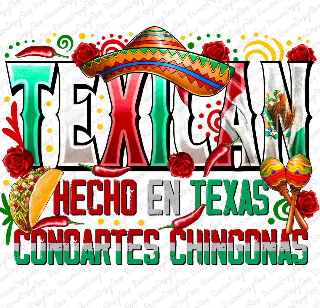 Texican Logo, Mexico and Texas Png File, PNG File Texican Design ...