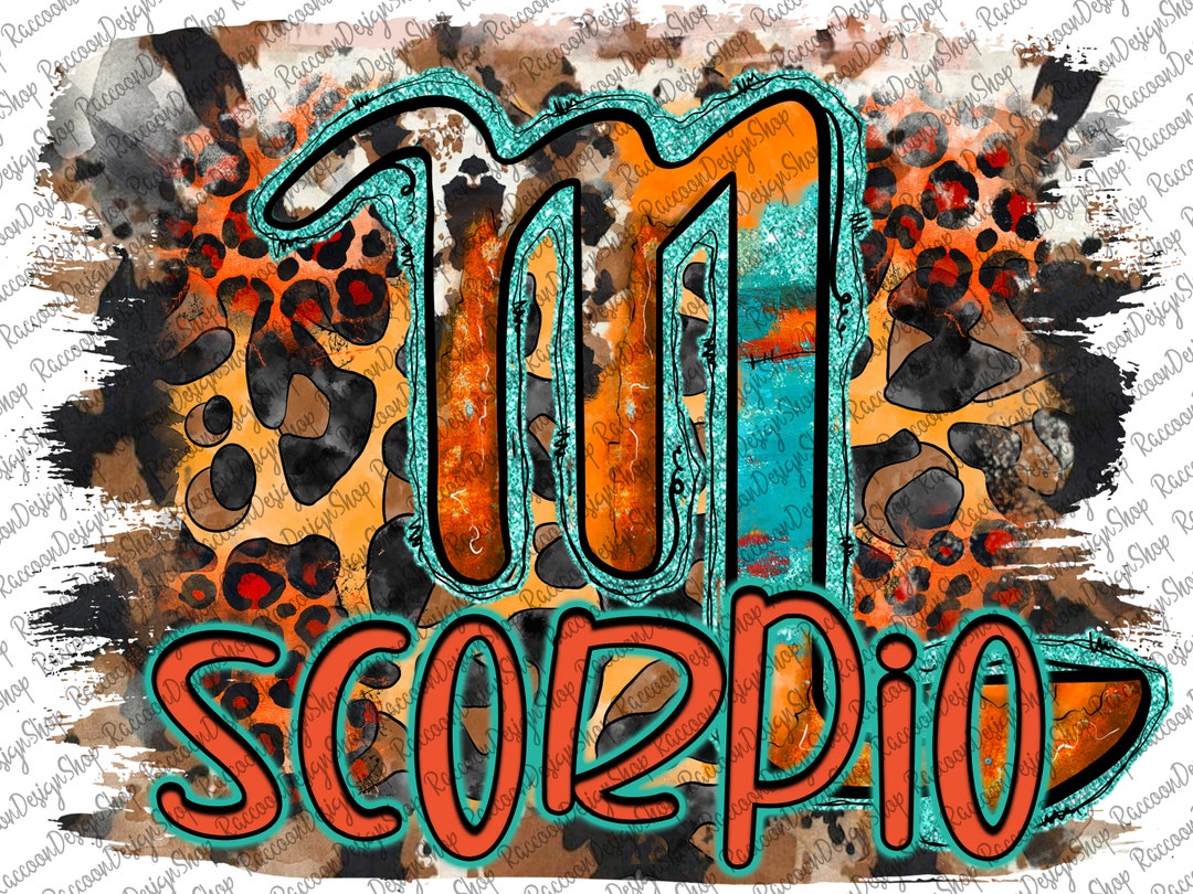 Scorpio Zodiac Png, Scorpio Design, Digital Download File, Birthday ...