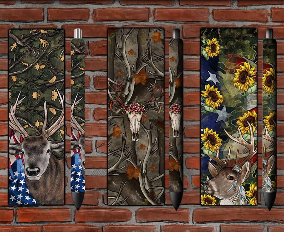 Deer Hunting Pen Wraps Design, Deer Hunting and Camo Hunt, Camouflage ...