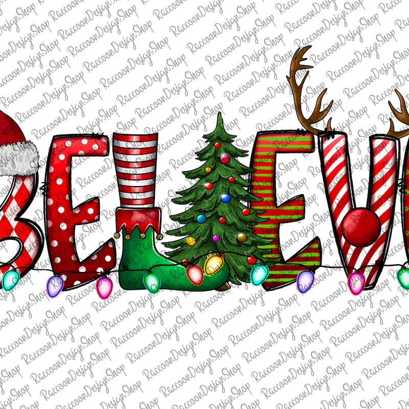 Believe Clipart - Etsy