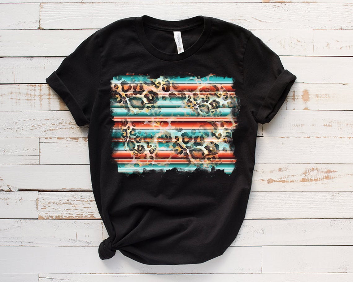 Serape and Leopard Pattern Png Serape Pattern Png | Etsy