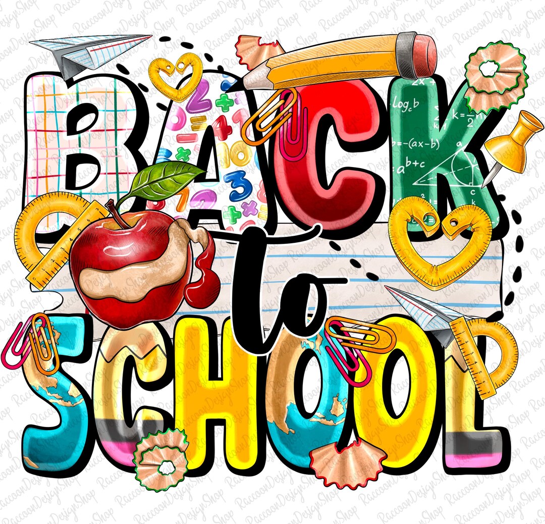 Back to School PNG, Retro Teacher Png, Back to School Png, First Day of ...
